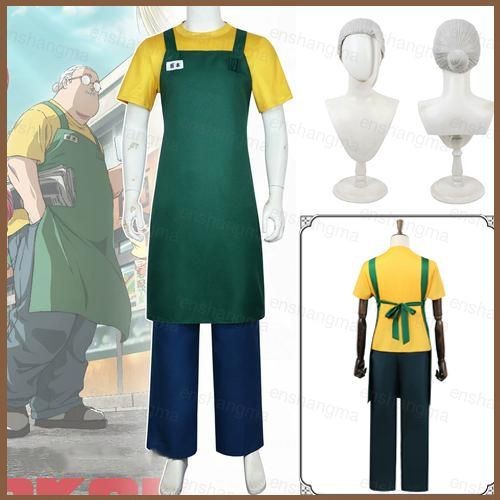 PS2 SAKAMOTO DAYS Sakamoto Taro wig role play cosplay cloth Halloween ...