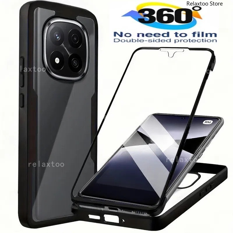 360 Full Body Screen Protector Film Casing For Xiaomi Redmi Note14 Note ...