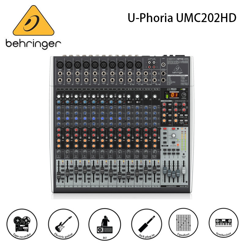 Behringer XENYX X2442USB Premium 24-Input 4/2-Bus Mixer with XENYX Mic ...