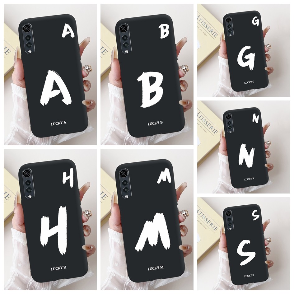 For LG Velvet 5G Case LM-G900N LM-G900EM Shockproof Cover Cute Letters ...