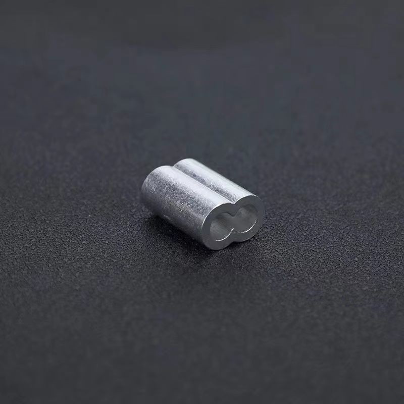 Eight-shaped Aluminum Sleeve8Font Aluminum Clamp Double Hole Oval ...