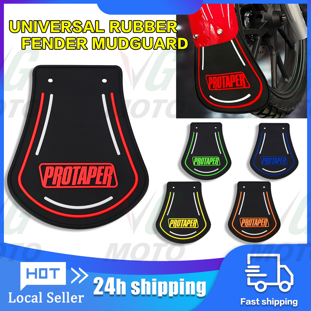 Universal Rubber Mudguard Rear and Front Mud Guard Fenders extensions Motorcycle Accessories ...