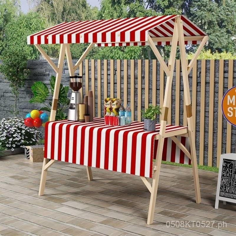 Promotional Display Stand Foldable Stall Night Market Flower Cart ...