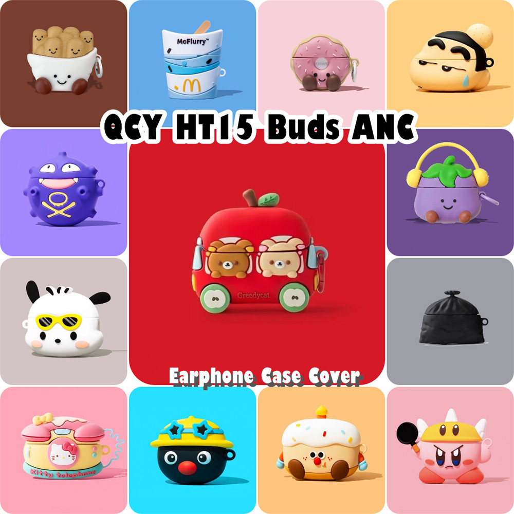 【Future star】For QCY HT15 Buds ANC Case Casing Soft Silicone Cartoon ...