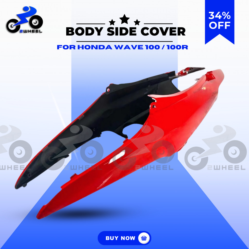 HONDA WAVE 100/100R BODY LONG SIDE COVER | Shopee Philippines