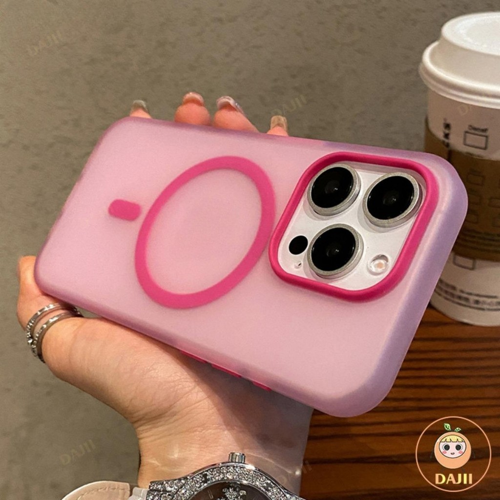 DAJII Luxury Clear Soft Matte Magnetic Anti-fingerprint Phone Case ...