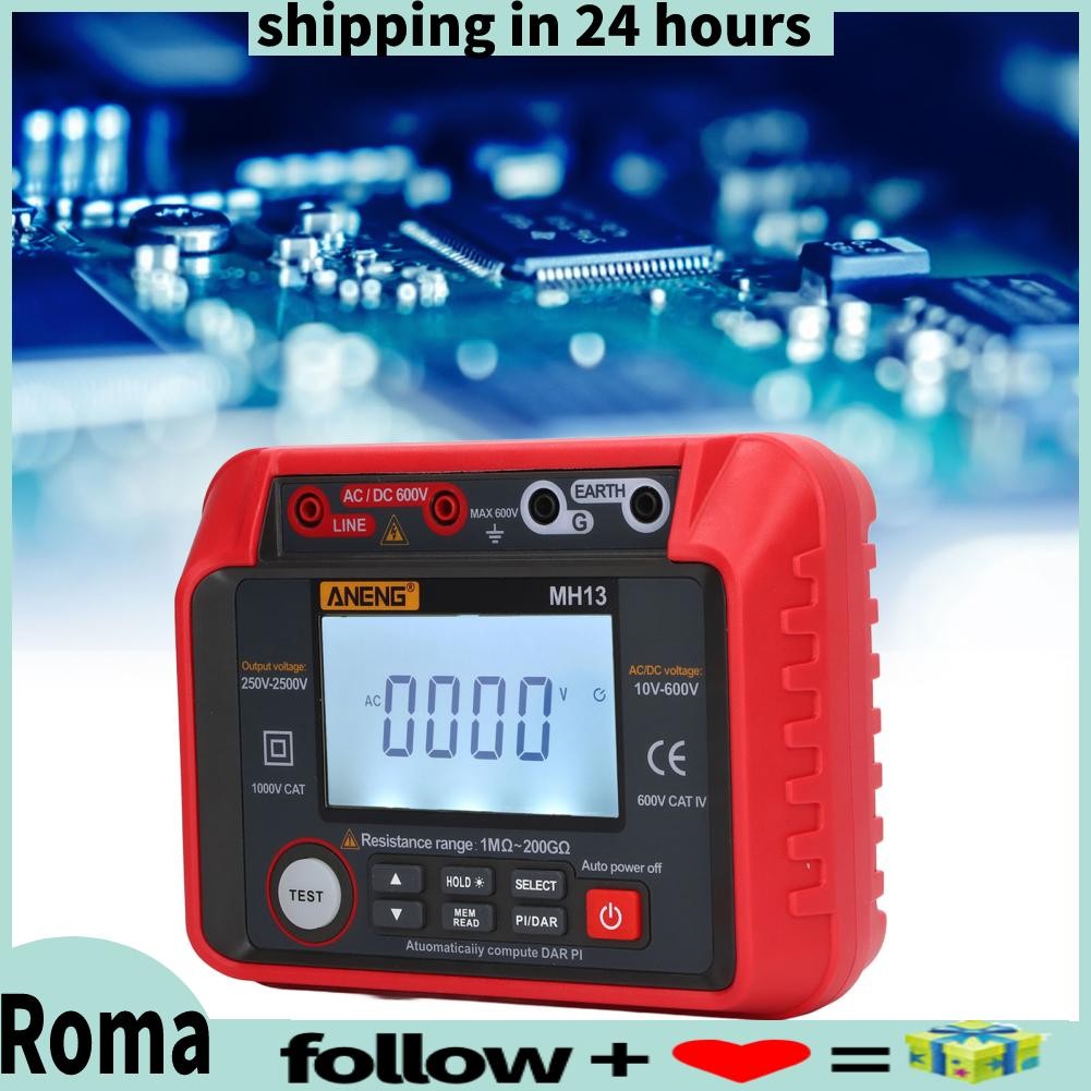 Romanticshop Insulation Resistance Meter Discharge Measurement Tester ...