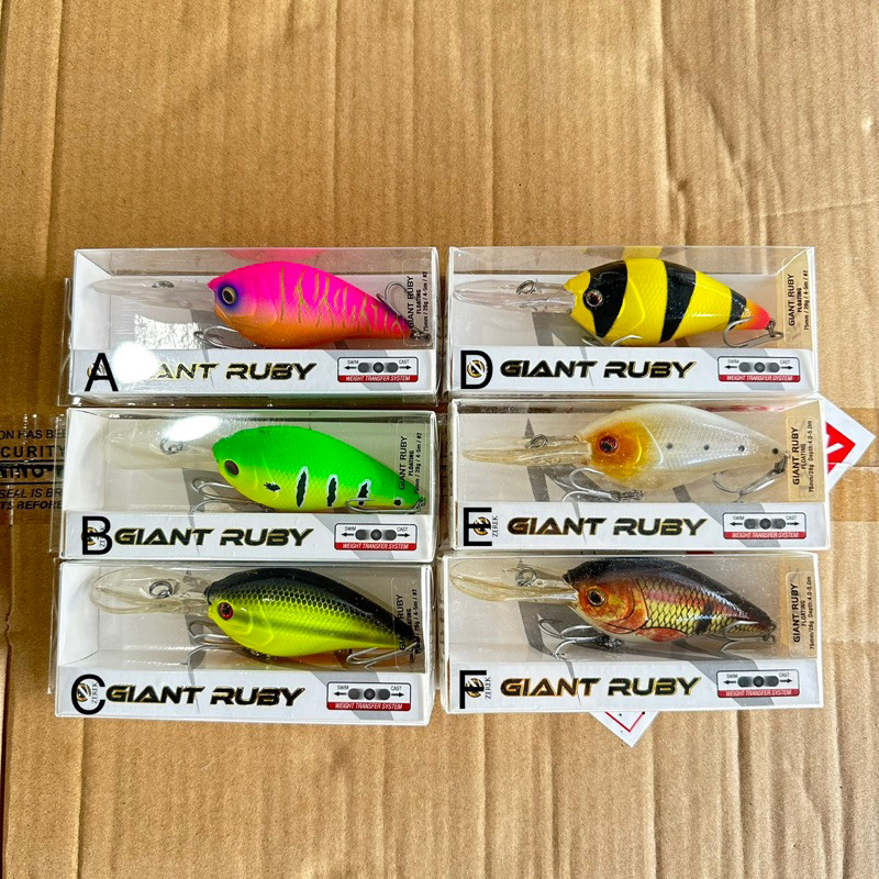 Giant RUBY ZEREK BAIT 75mm / 28grm FLOATING | Shopee Philippines
