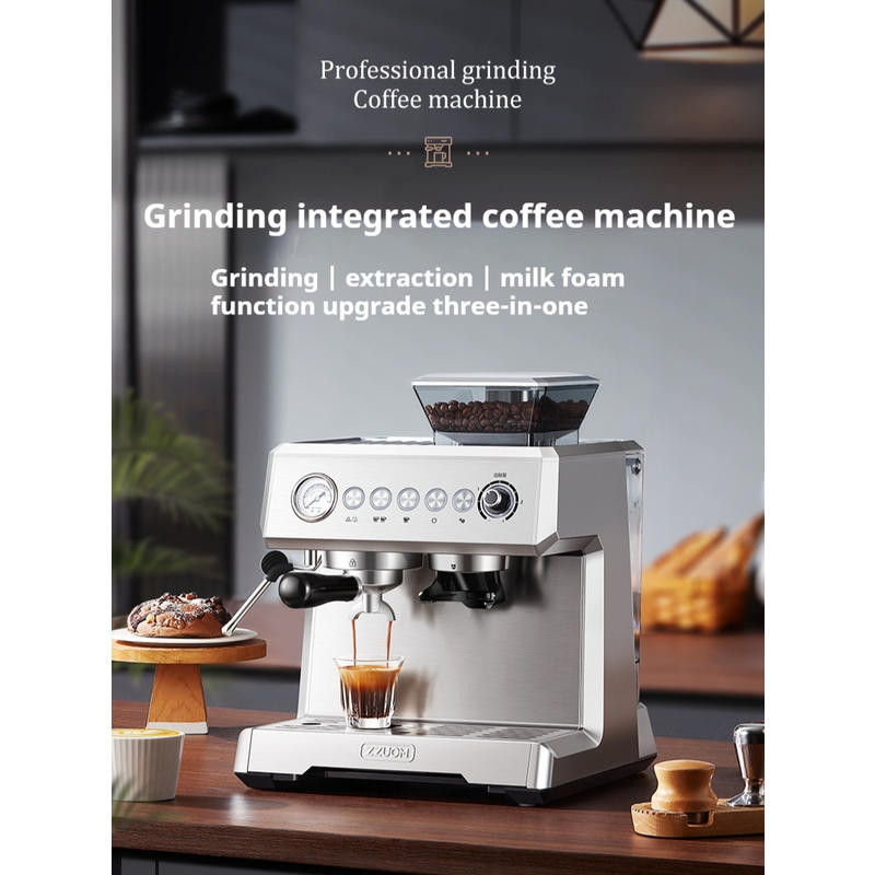 Fully Automatic Italian Coffee Machine Home Espresso Grinding ...