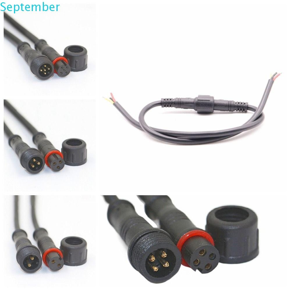 SEPTEMBER Led Waterproof Cable Connector, led Connector Male to Female ...