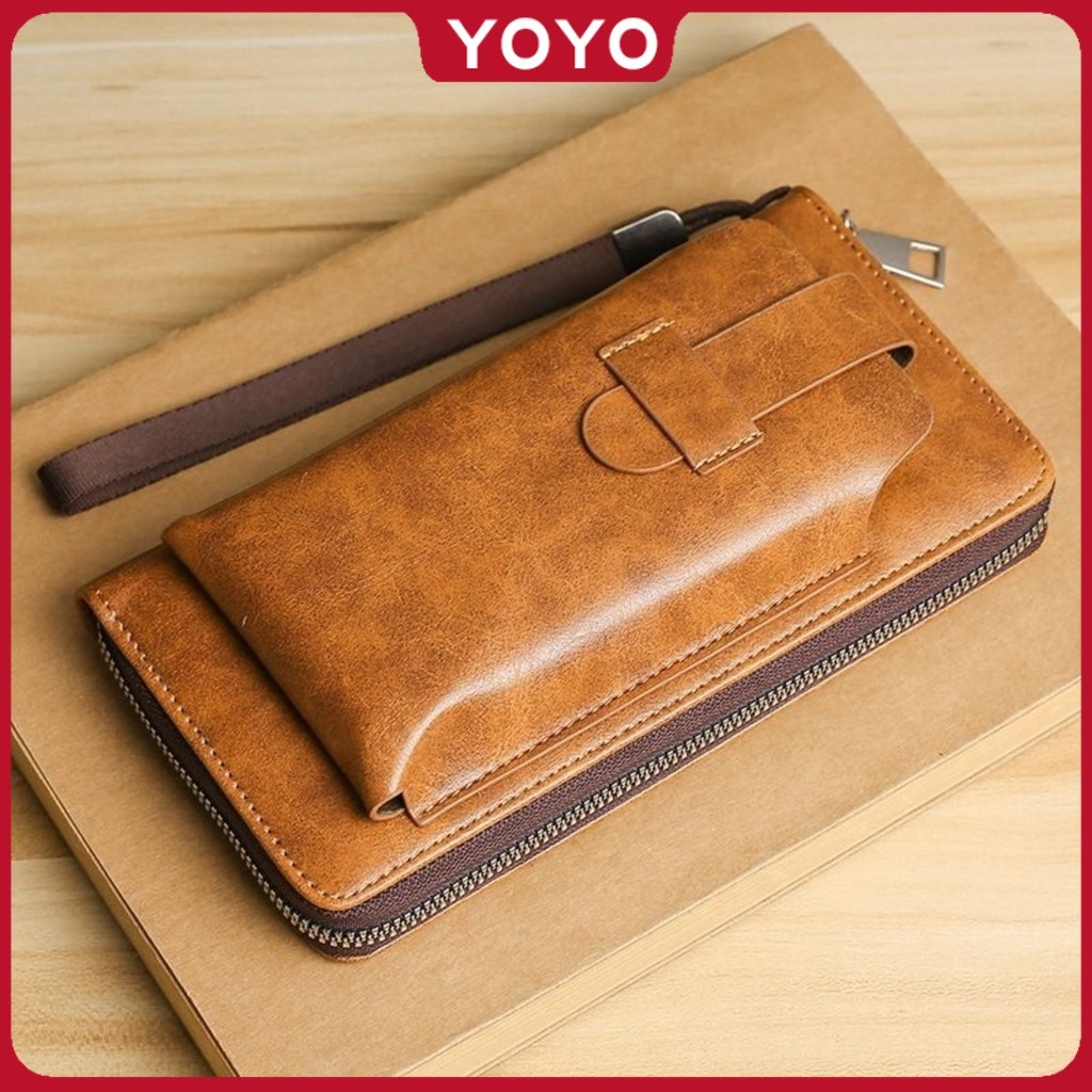 YoYo Wallet For Men Long Style Multi Card Slot Money Clip Men's ...