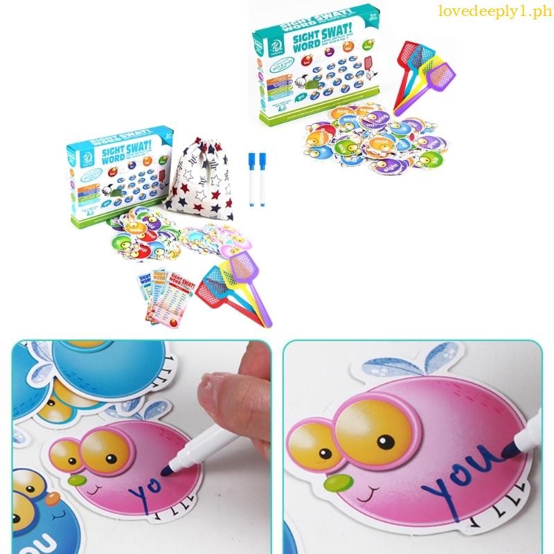 Love Sight Word Swatting Game for Kindergarten Kids Words Learning ...