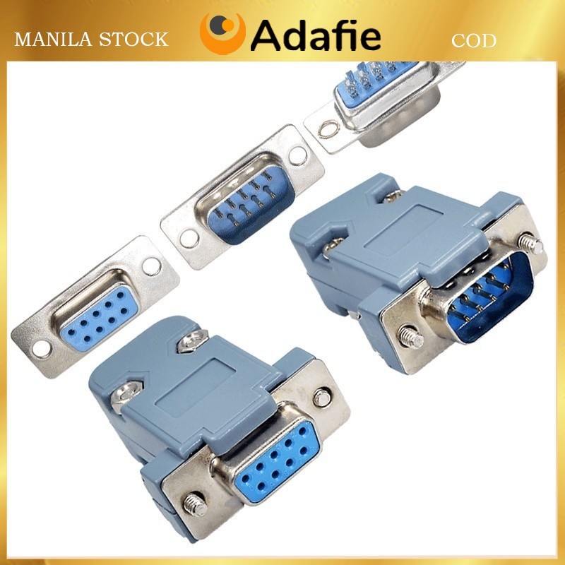 100PCS DB9 Female/Male Solder Connector RS232 DB9 Serial VGA 9 Pin ...