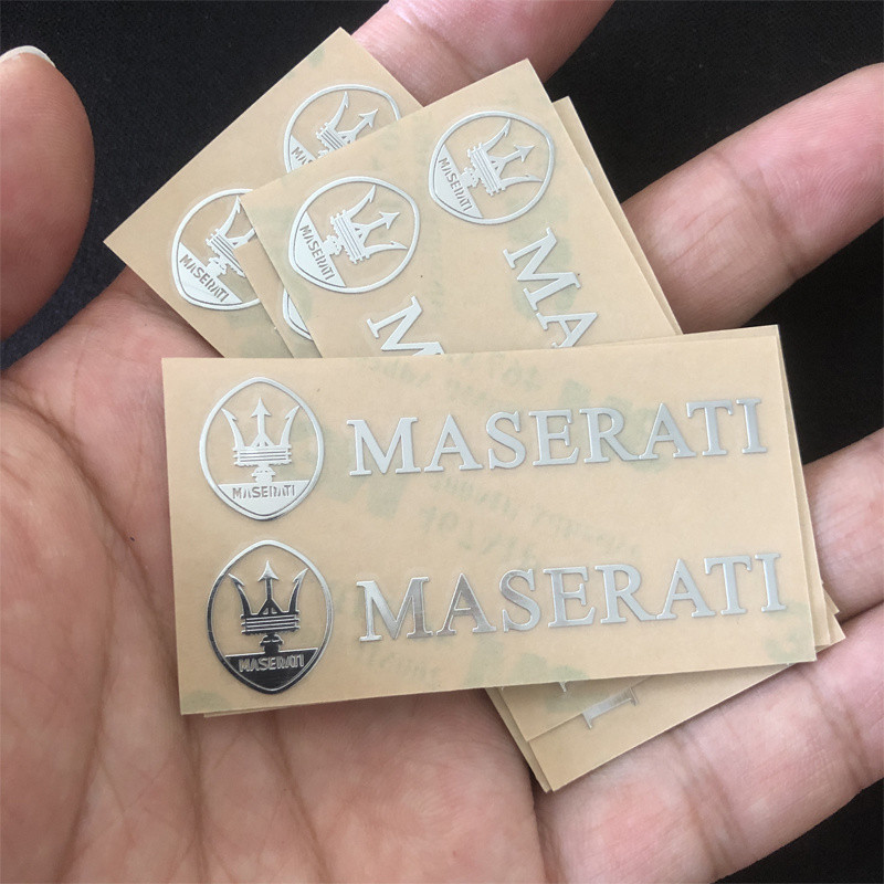 Maserati Ghibli Grecale President Levant 3D Metal Car Logo Sticker Car ...