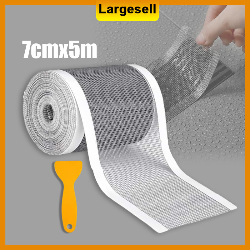 Disposable Shower Drain Hair Catcher Mesh Filter Sticker Cuttable ...