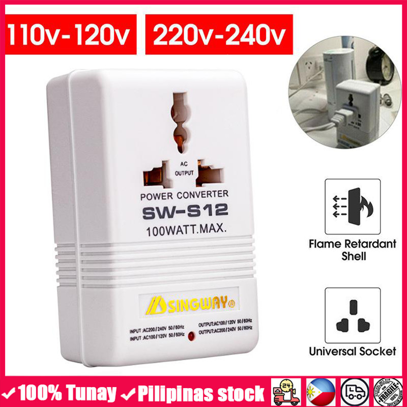 Professional 220/240 To 110/120 Power Voltage Converter New Dual ...