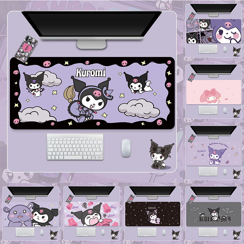 Sanrio Kuromi Mouse Pad Large Computer Keyboard Mouse Mat Desk Pad with ...