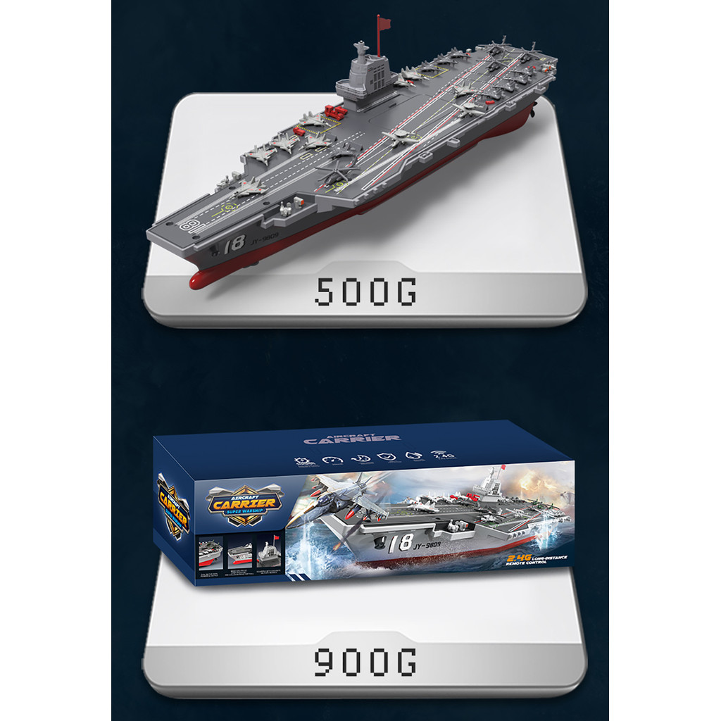 9IMOD RC Aircraft Carrier 2.4G Dual Motor 20Km/h 60M High-Density ...