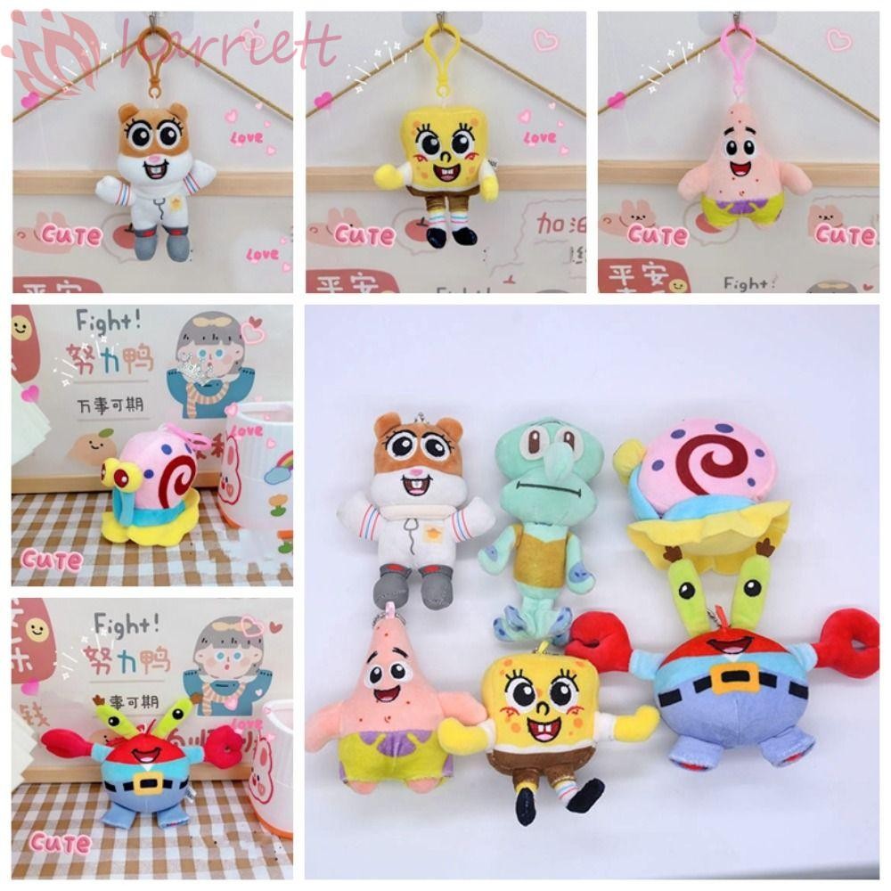 HARRIETT Spongebob Plush Doll Keychain, Spongebob Patrick Star ...