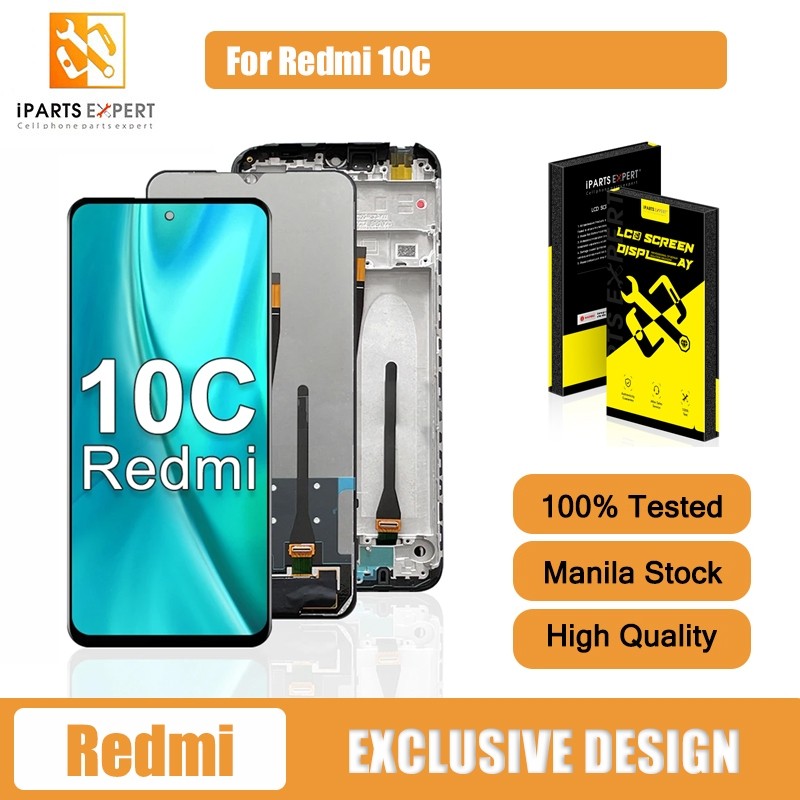 IPARTSEXPERT LCD For Xiaomi Redmi 10c LCD Display Touch Screen ...