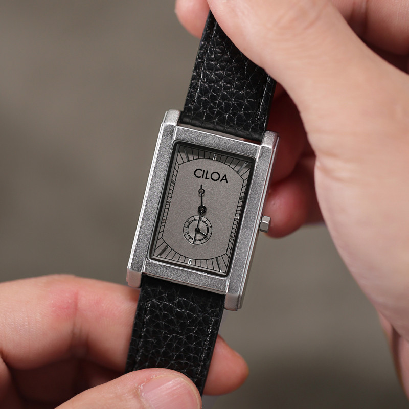 Ciloa High-End Genuine Square Dial Men Waterproof Quartz Watch 510 ...