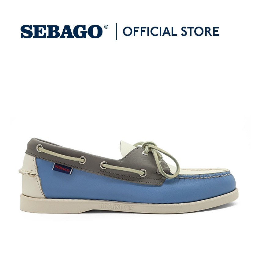 Sebago Men's Shoes Spinnaker Blue Lt Grey | Shopee Philippines