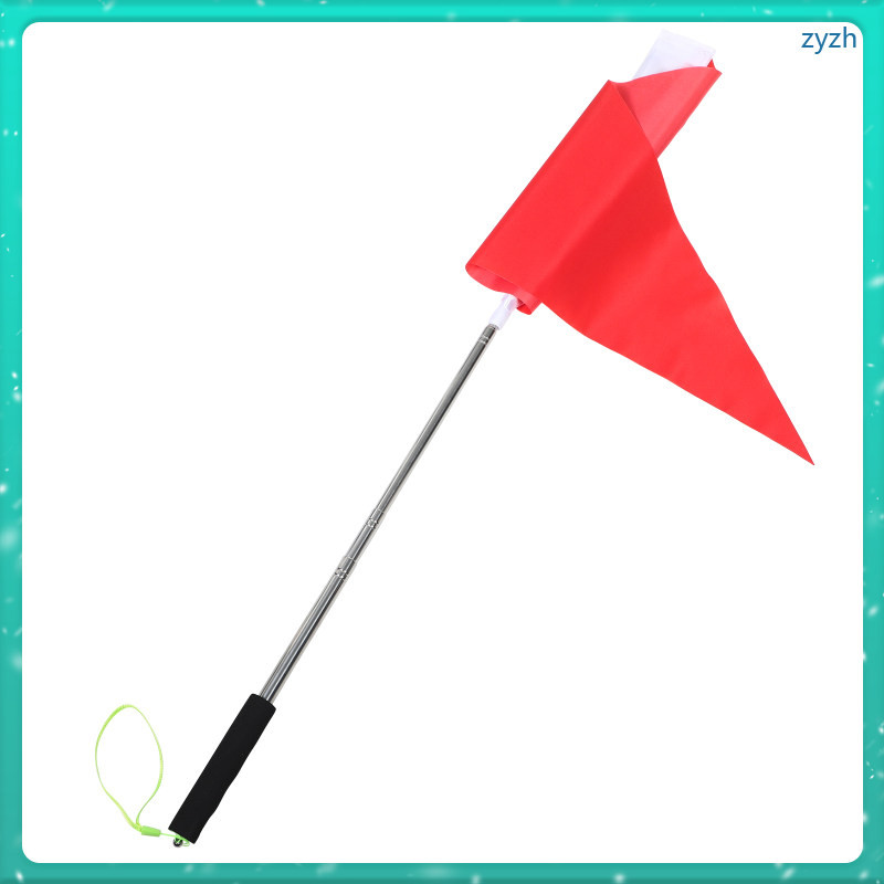Guide Flag Hand Flags on Stick Tour Equipment Volleyball Mini Triangle ...