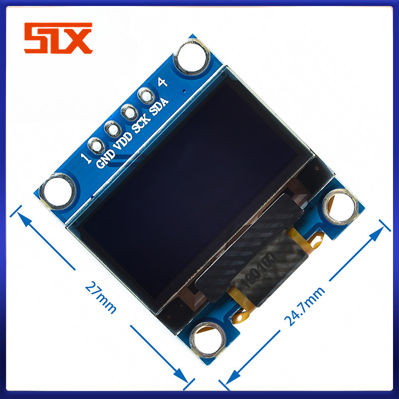 3cm Blue White Yellow Blue Two-Color IIC Communication Small OLED ...