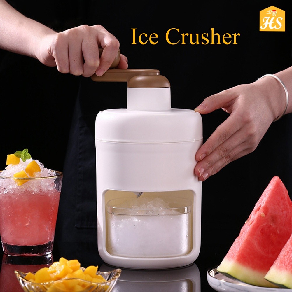 HS Portable Mini Manual Ice Crusher Hand Crank Manual Ice Breaker ...