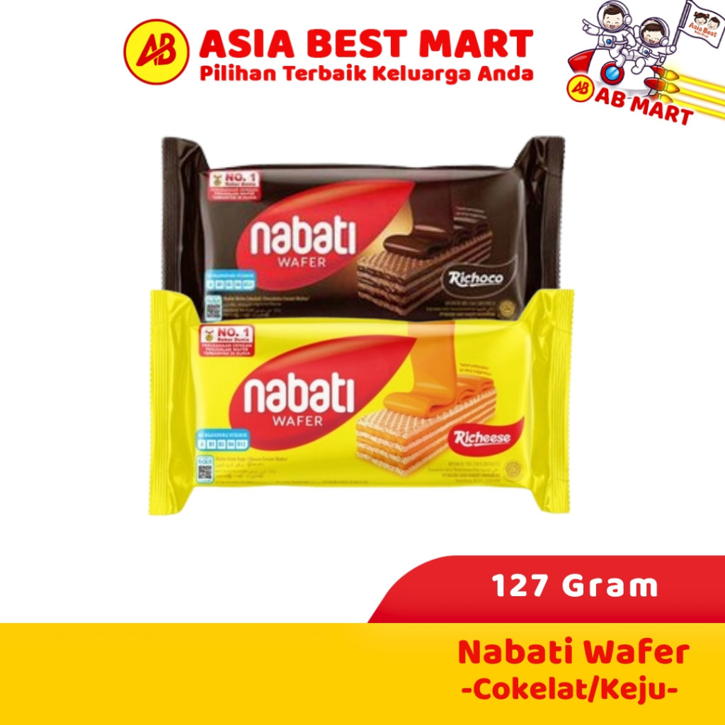 Richoco Nabati Chocolate Cheese Wafers 127 Gr/ Snack Biscuit Wafers | Shopee Philippines