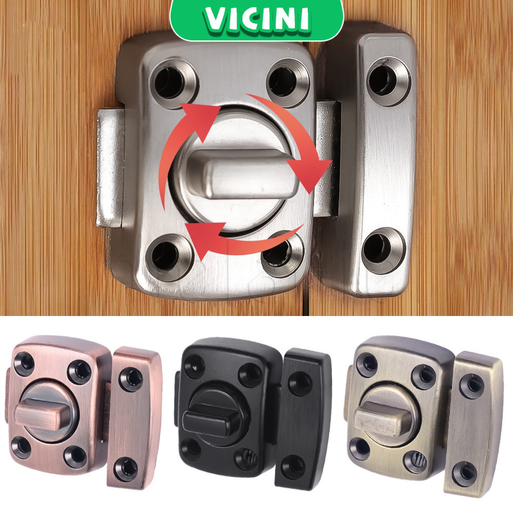 Gate Latch Slide Bolt Latches Lock Universal Safety Door Locks Zinc ...