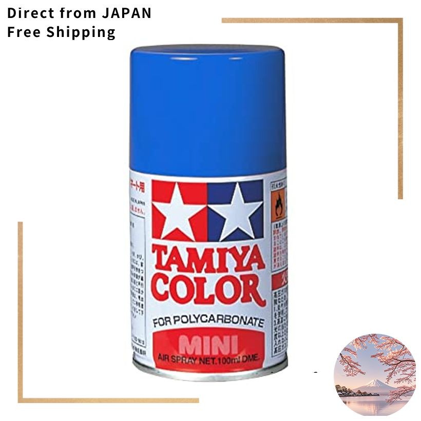 Tamiya Polycarbonate Spray PS-16 Metallic Blue Model Paint for RC Cars ...