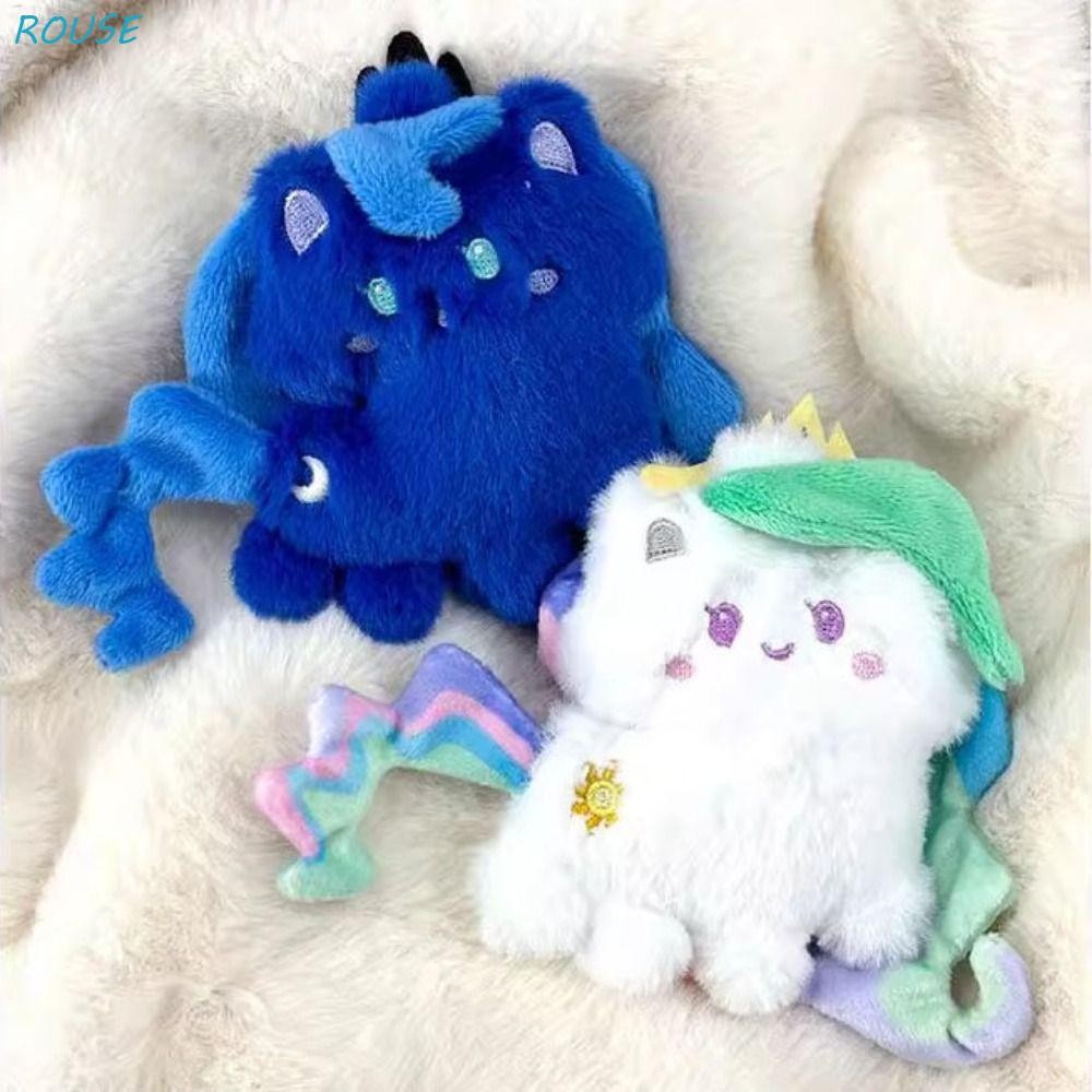 ROUSE Little Pony Pendant, Sparkle Pinkie Pie Pony Plush Doll, Kids Toy ...