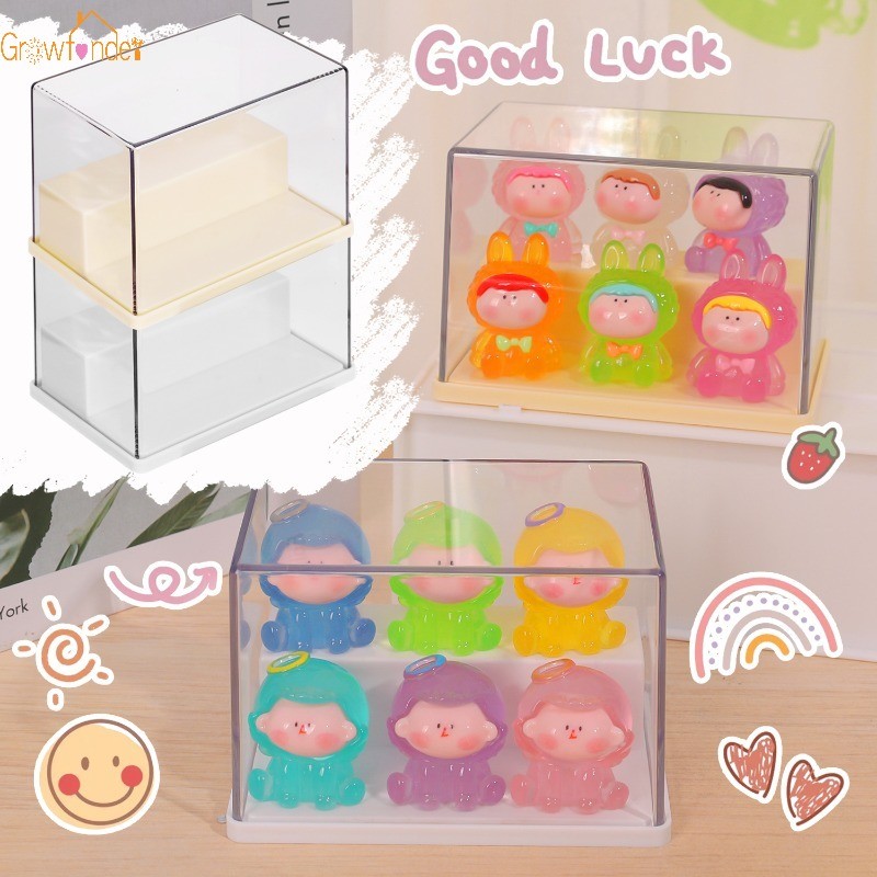 Transparent Blind Box Display Case Double Layer Hand-made Dustproof ...