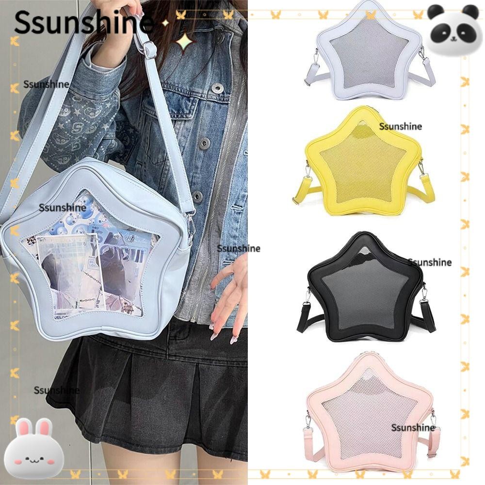 SSUNSHINE Backpacks, Kawaii Star-Shaped Star Ita Bag, Large Capacity ...