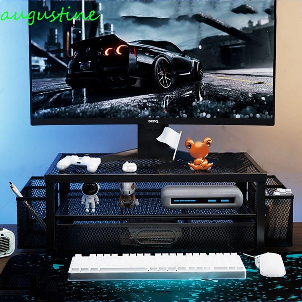 AUGUSTINE Monitor Stand Riser, Monitor Support Sorting Storage Computer ...
