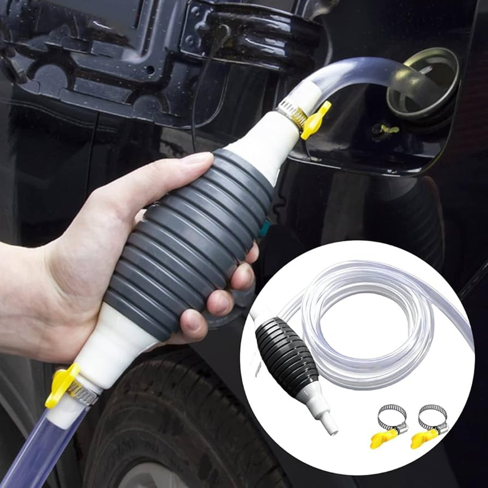 Mimi High Flow Siphon/Oil Sucker Hand Pump Portable Manual Car Fuel ...