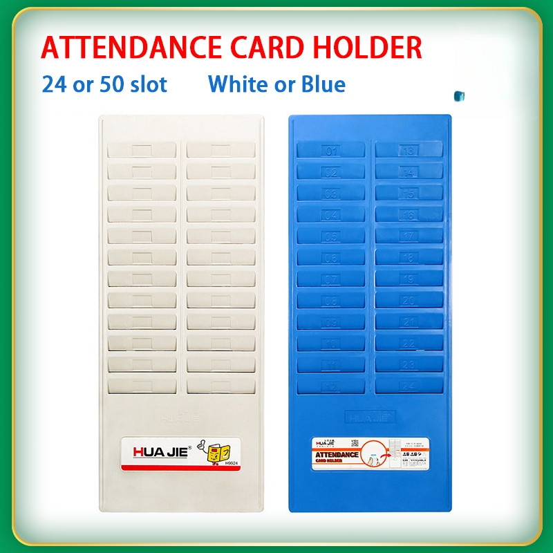 COD Attendance Card Holder Time Card Holder Timecard Rack 24 Pocket ...