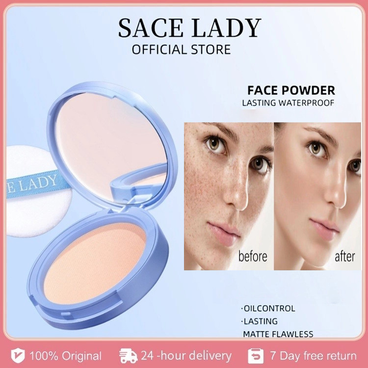 SACE LADY Face Powder Long Lasting Oil Control Matte Setting Powder ...