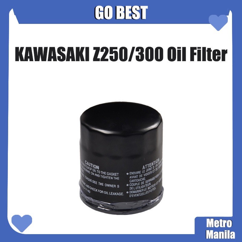 Kawasaki Z250/300 Real Oil Filter Is Suitable For Zx2r Zx6 Versys Z250 ...