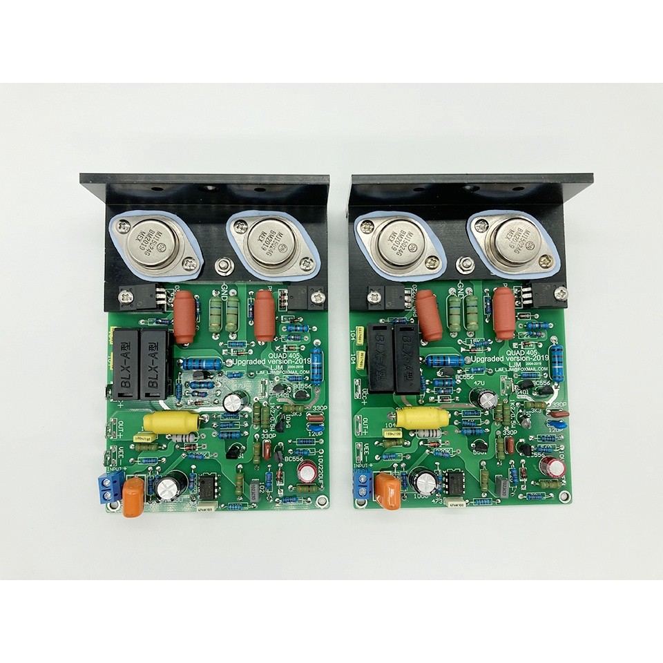 New LJM QUAD405 CLONE MJ15024 100W 8R One Pair DIY KITS Finished Baord ...