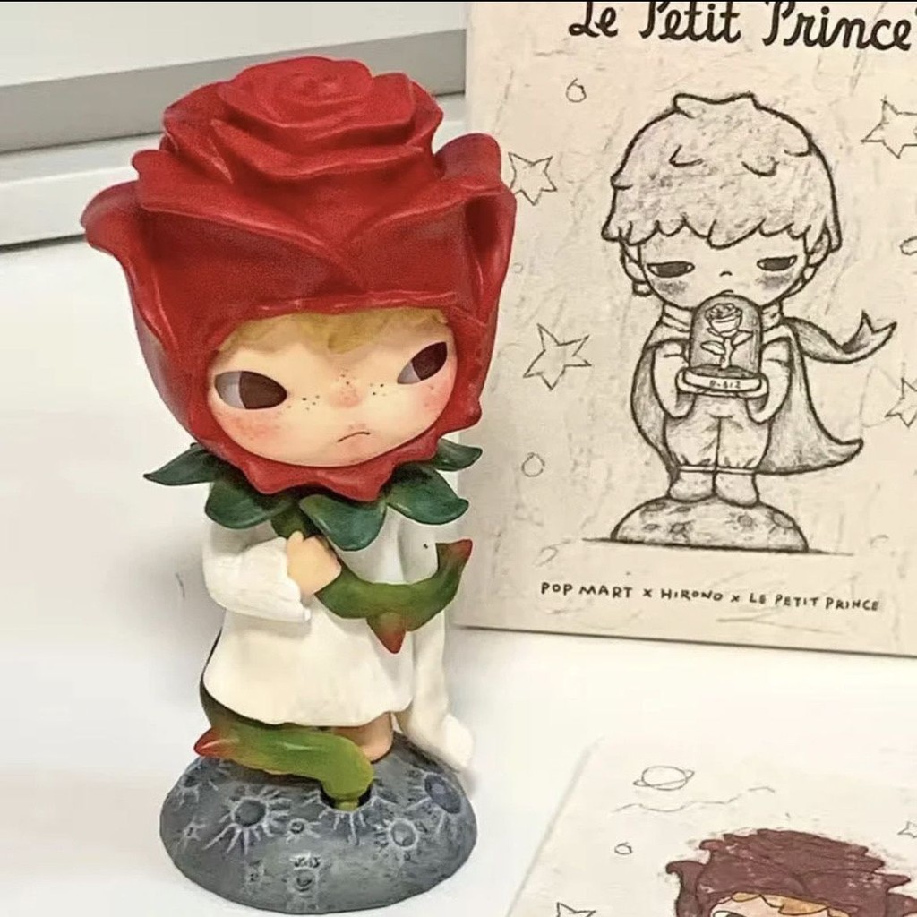 [in stock]POPMART Bubble Mart Hirono × Le Petit Prince's Handmade Rose ...