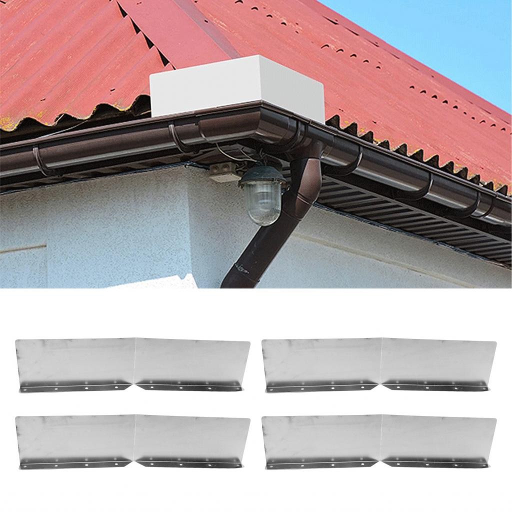 Roofing Gutter Guards Aluminum Valley Splash Guard Prevent Spilling ...