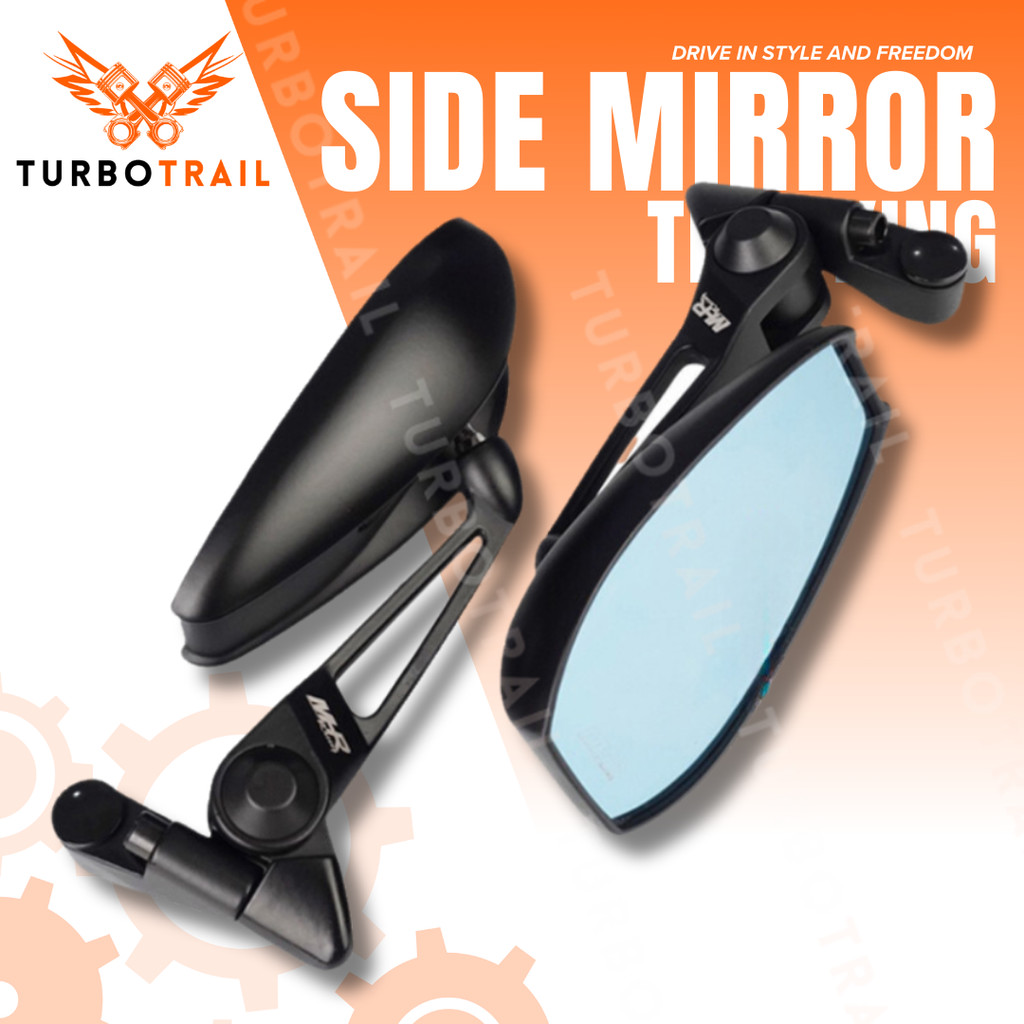 ADJUSTABLE MOTORCYCLE SIDE MIRROR STREET KING ANTI-GLARE / STREET KING ...