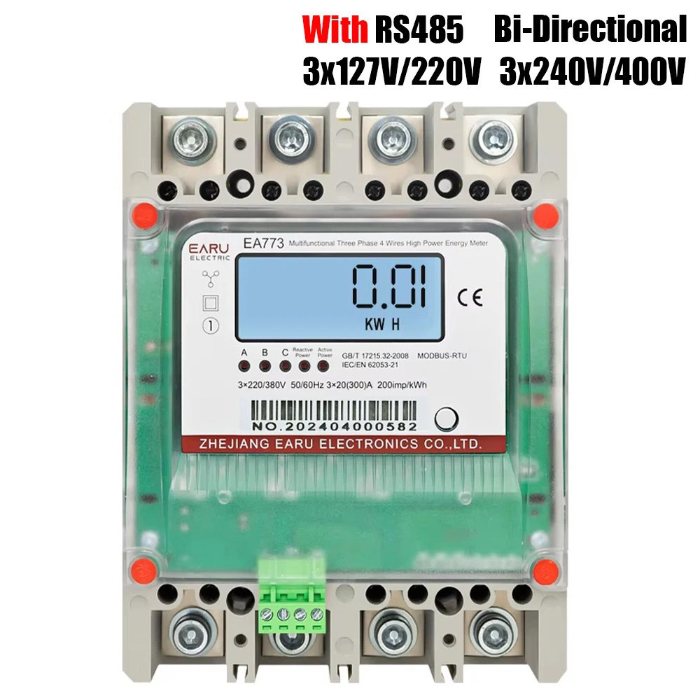 3 Phase 4 Wire Multifunctional Direct Wiring 300A High Power Energy ...