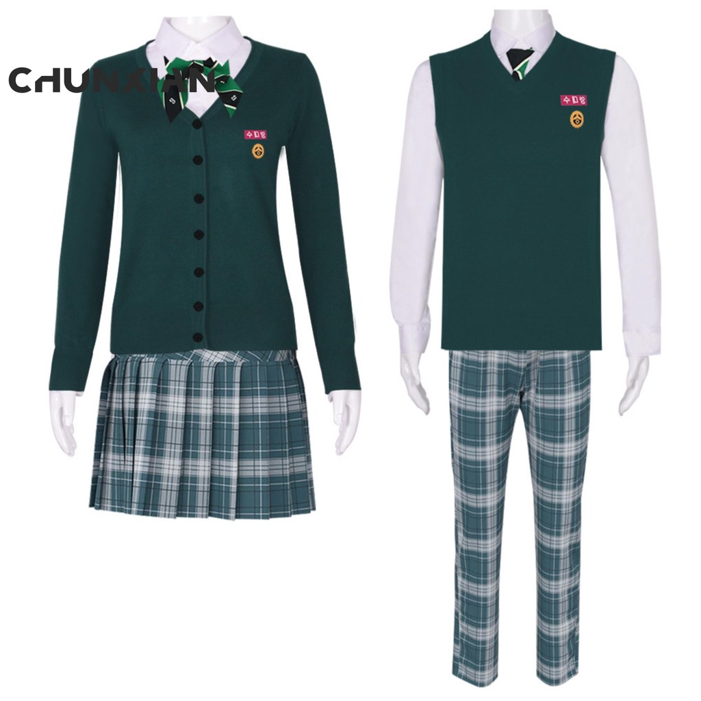 All of Us Are Dead Zombie Campus Same Style School Uniform cosplay Suit ...