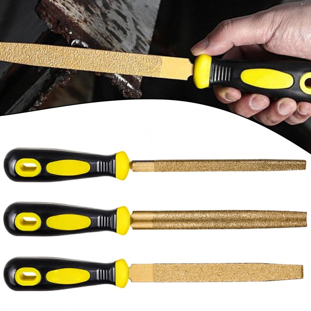 Sleek Design 3pc Wood Rasp Kit Ergonomic Handles with Double Sided ...