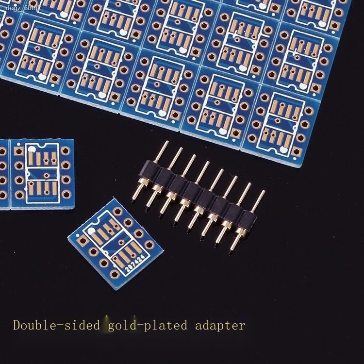 SOP-8 to DIP-8 op amp adapter board SMD to in-line double-sided ...