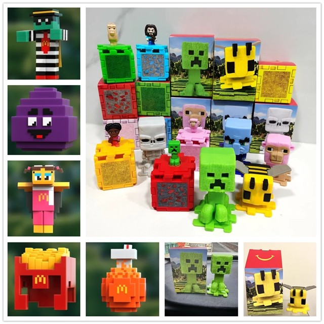 Mcdo Minecraft Toys McDonalds Happy Meal Toy Minecraft Movie ...