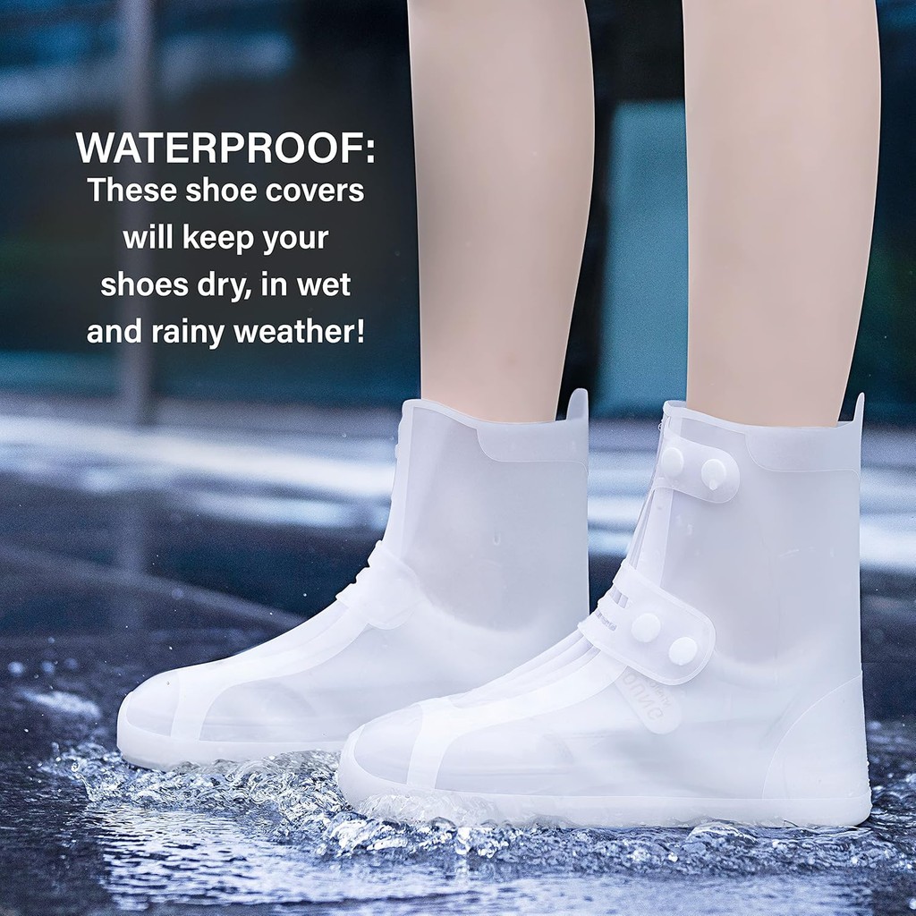 Waterproof Rain Shoes Foldable Thickened Anti Slip Thick Soled Rain ...